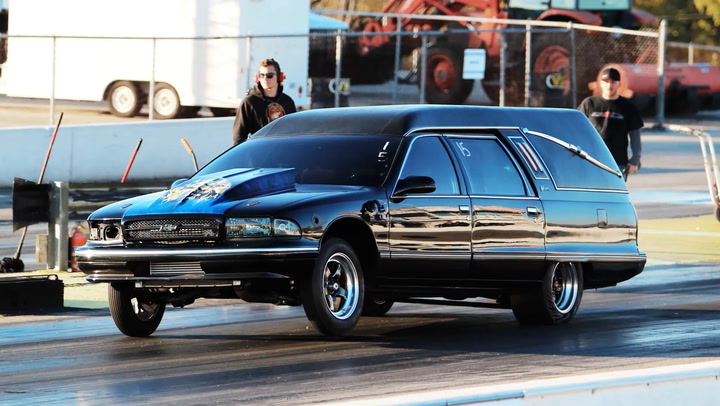 Is this turbo hearse the world's fastest coffin carrier?