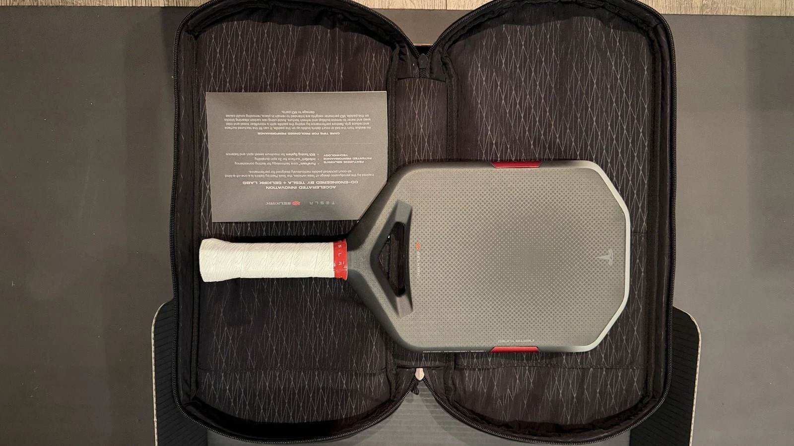 Tesla’s $350 pickleball paddle is peak design absurdity