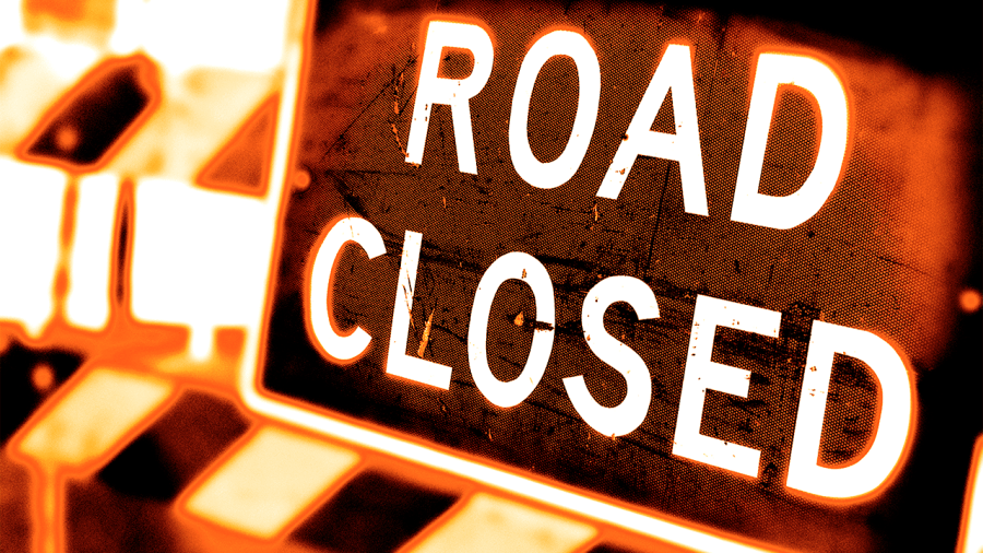 Emergency road closure west of Topeka for culvert replacement