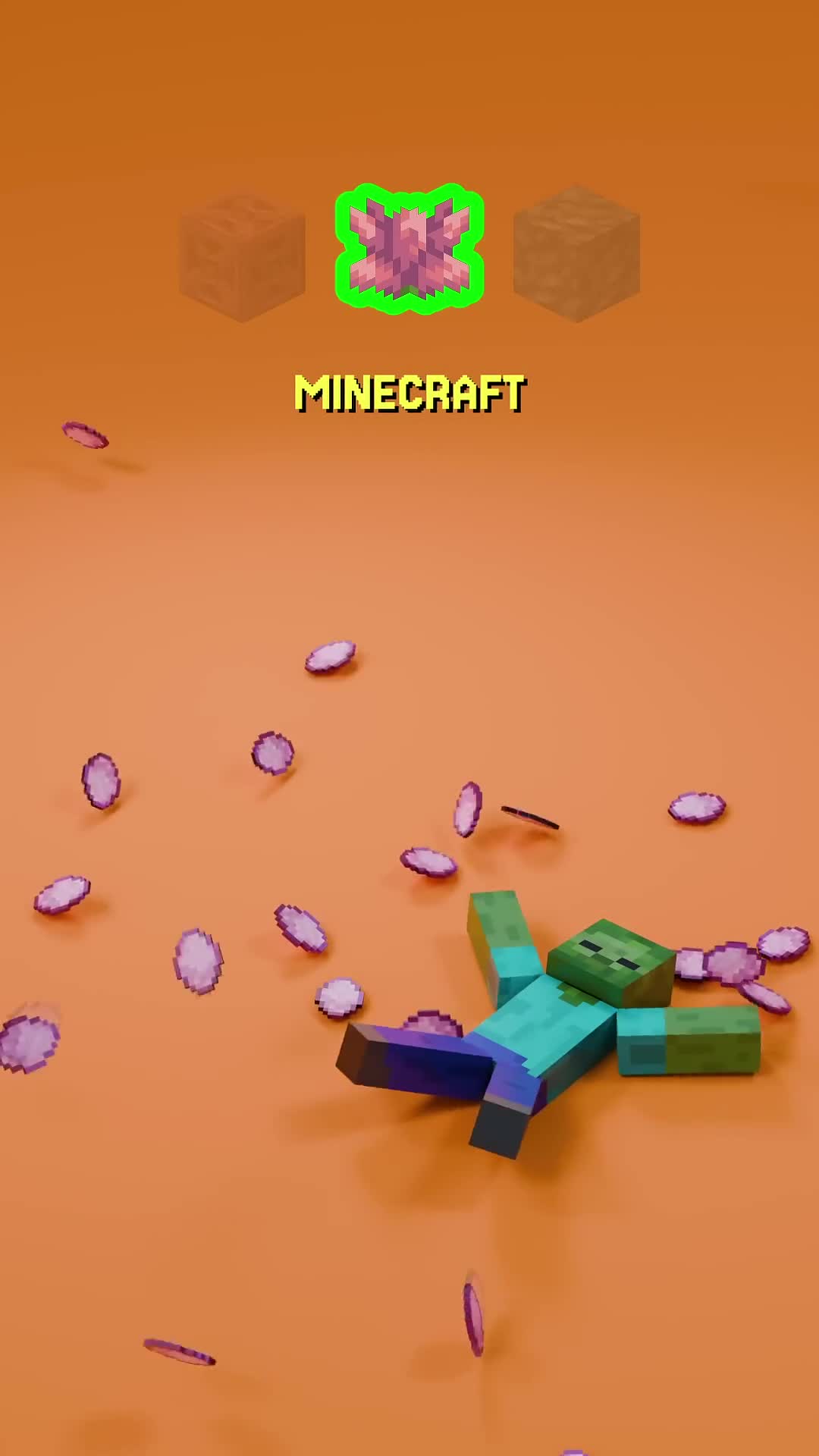 Minecraft iron golem vs real life satisfying 3D cloth and fluid ...