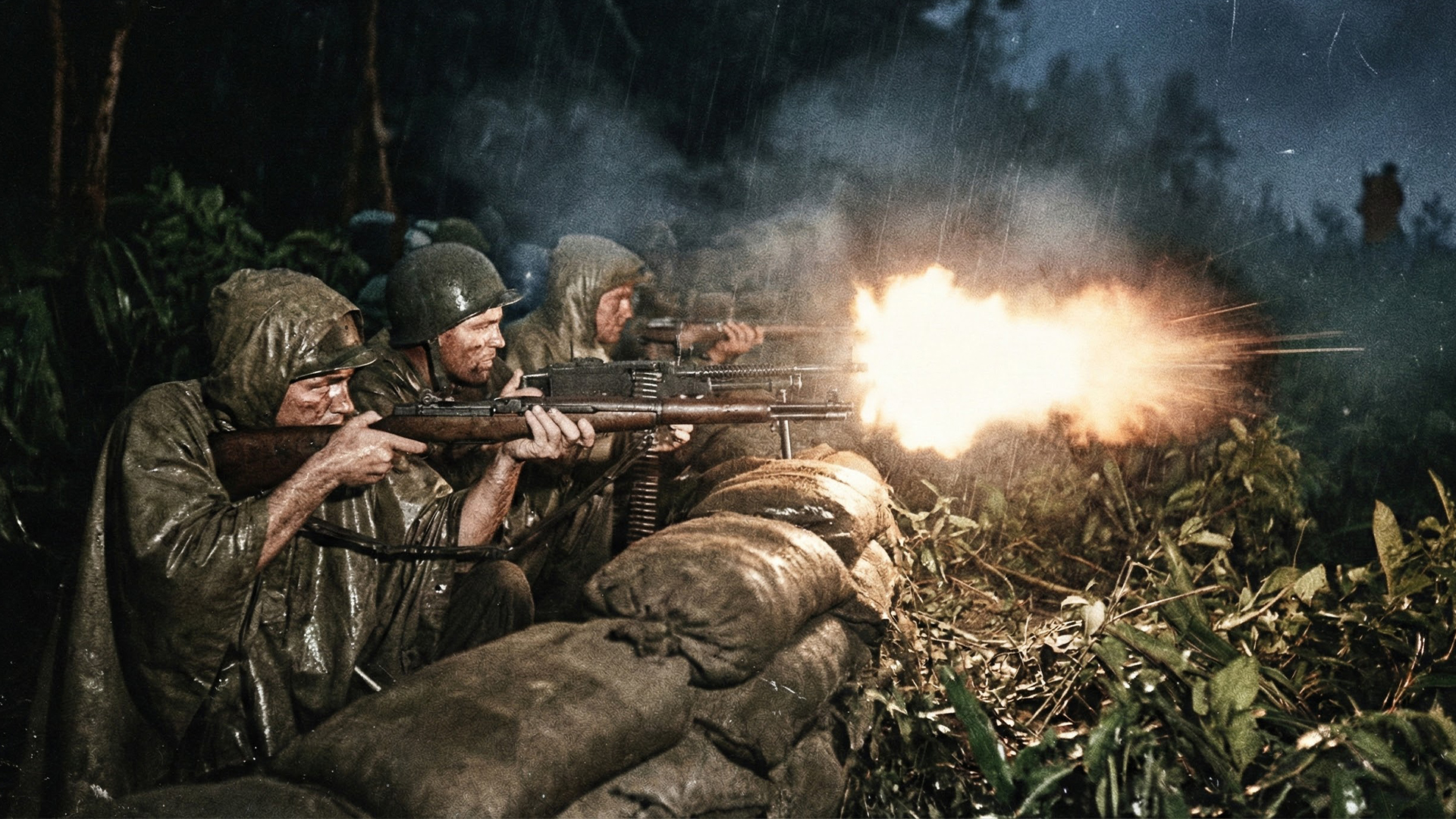 The night 840 marines stopped 3,000 attackers in World War II