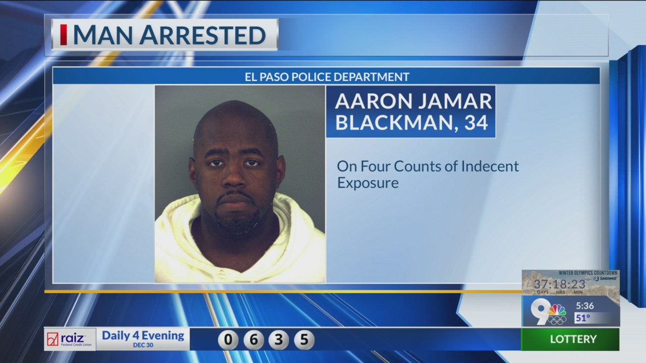 Sex offender charged with indecent exposure