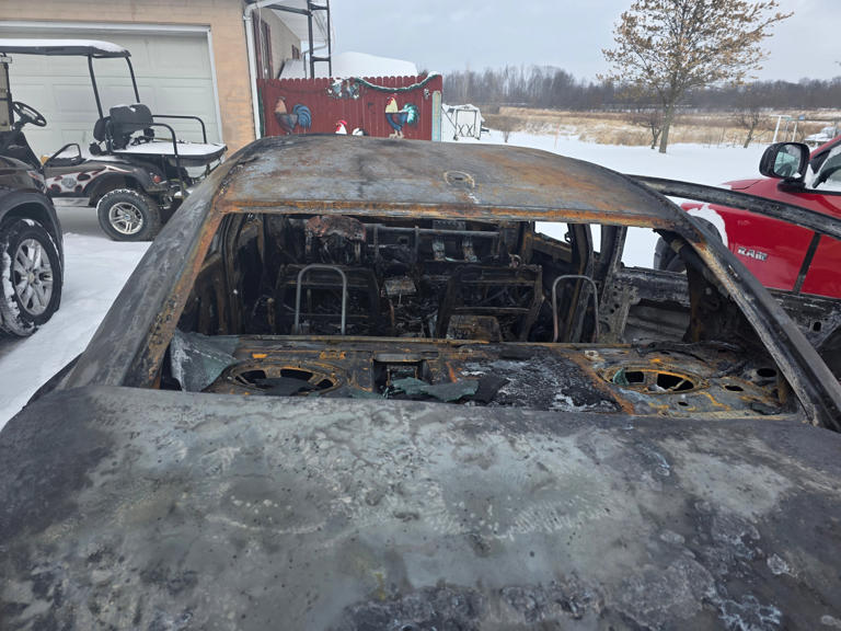 On Christmas Eve, an arson fire in Willard leaves a car a burned-out ...