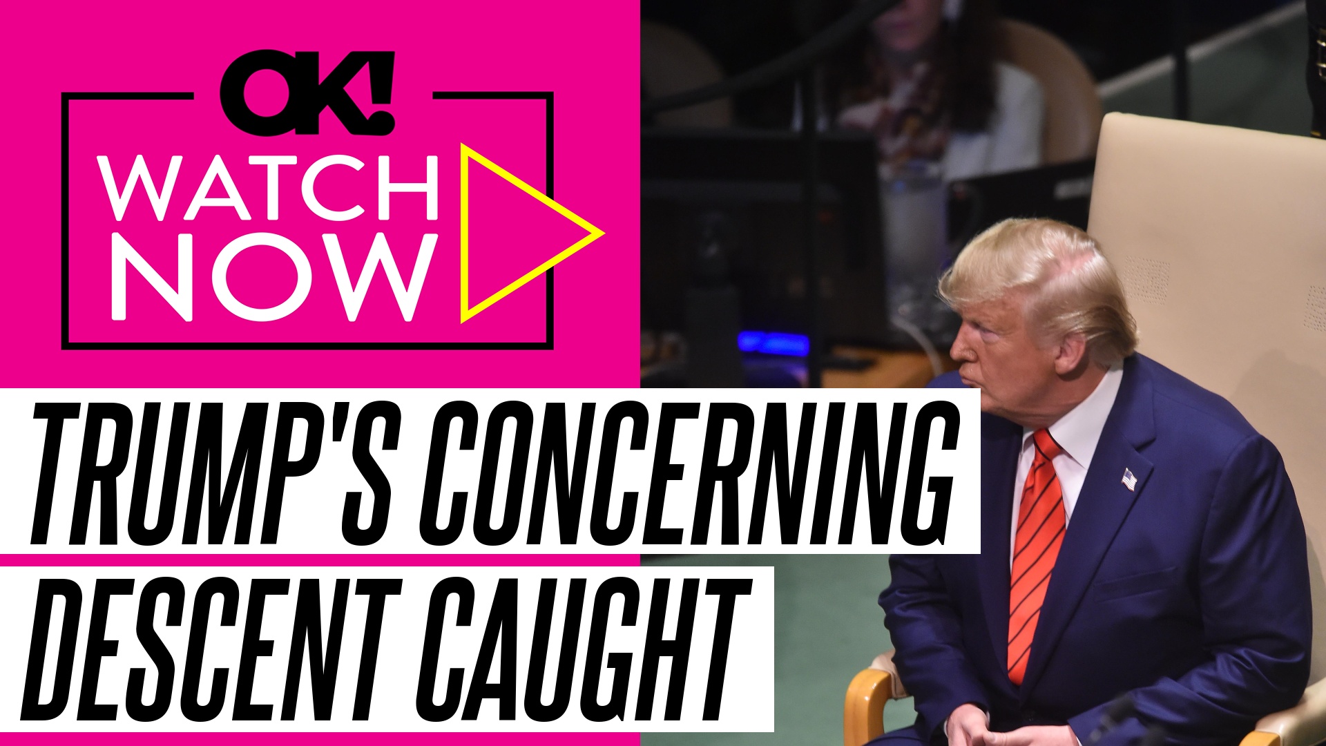 Donald Trump looks 'concerned' as he descends 4 small steps amid health ...