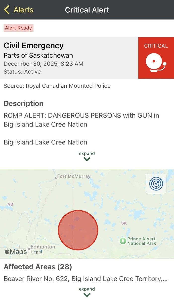 Updated: One dead, three injured in northern Sask. shooting on Big ...
