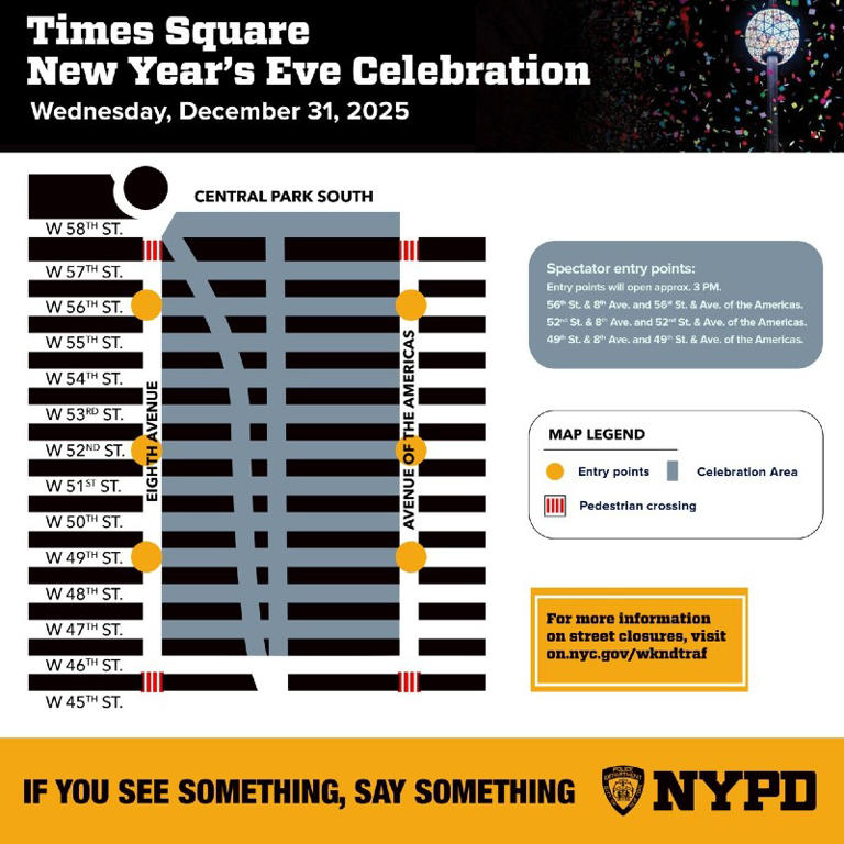 Live: New Year's Eve in Times Square, New York City | Countdown to 2026
