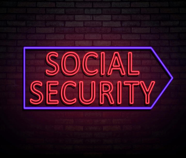 The average Social Security check by age