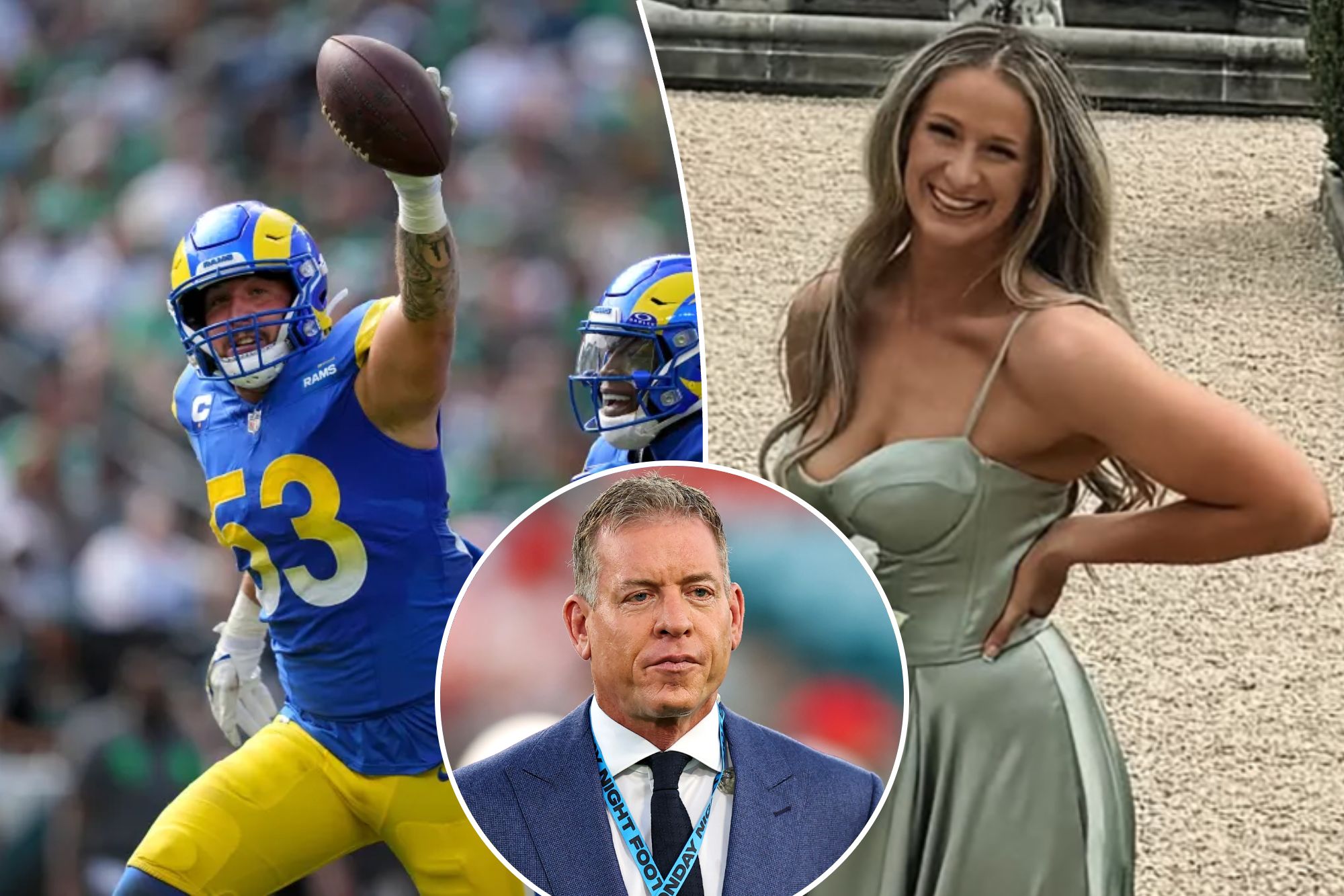 Rams linebacker’s sister thrilled by Troy Aikman’s 'Monday Night ...