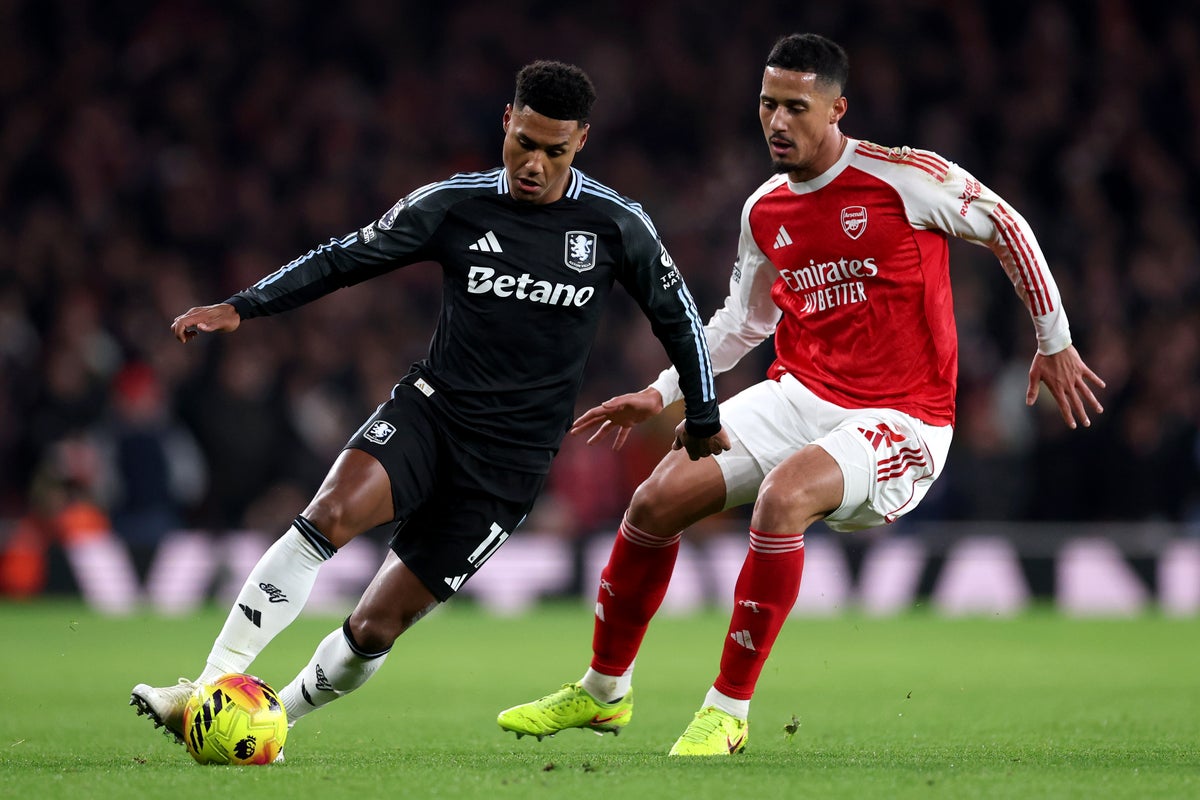 Villa spurn early chances against Arsenal in Premier League meeting