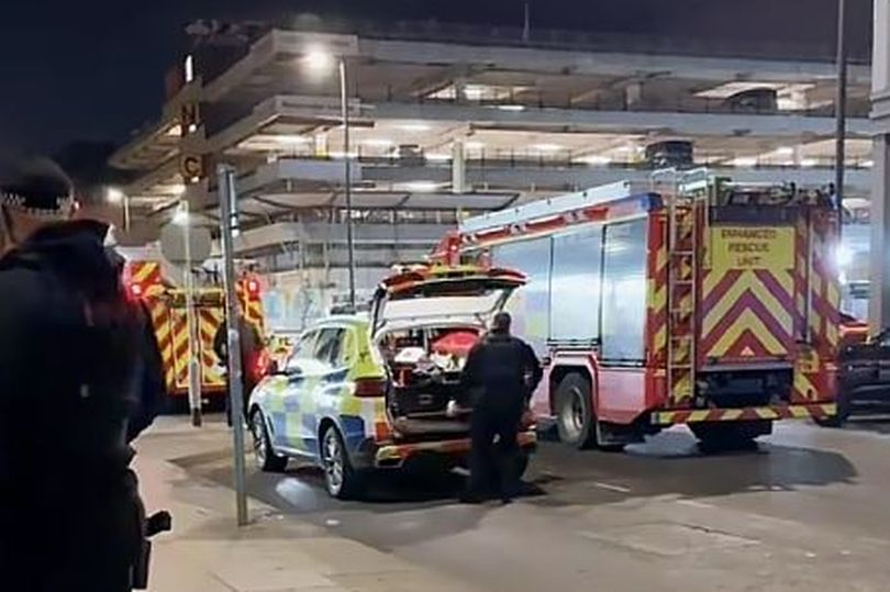 Police, fire crews and paramedics at scene in Manchester city centre ...
