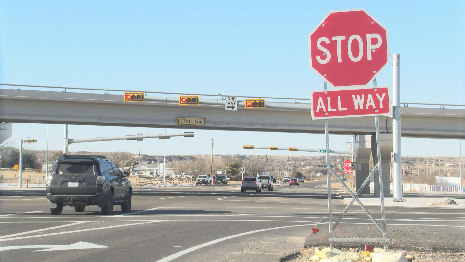 TXDOT upgrades South Loop 335 to fully lit intersection