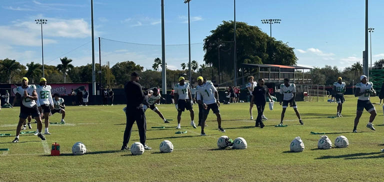 What we saw at Oregon’s Orange Bowl practice on Tuesday