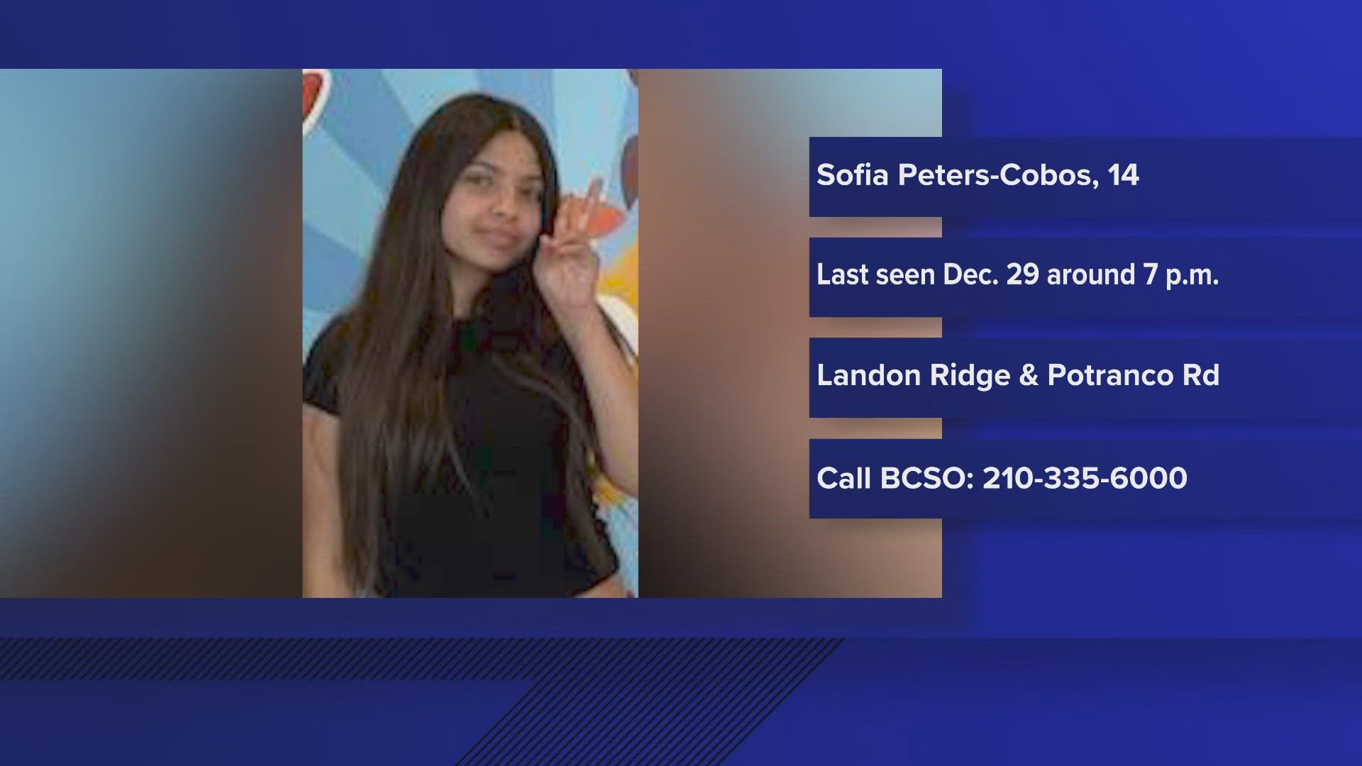 Authorities search for missing 14-year-old last seen in far west Bexar ...