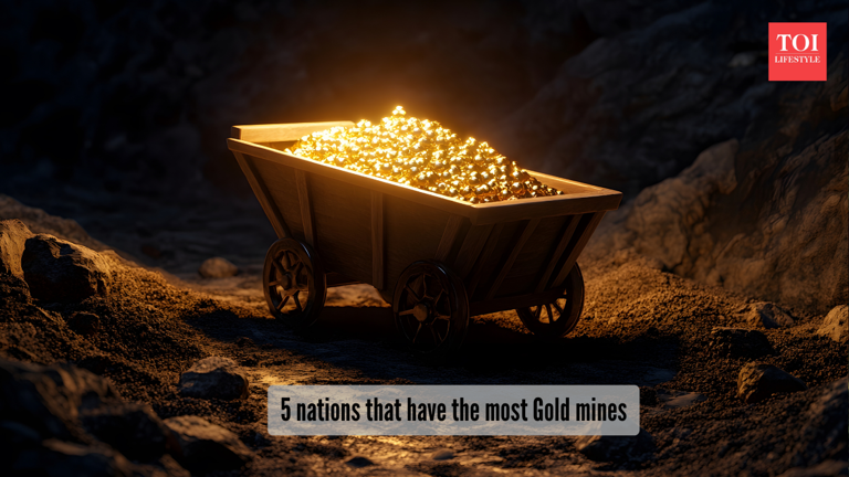 Golden treasures: 5 nations that have the most gold mines