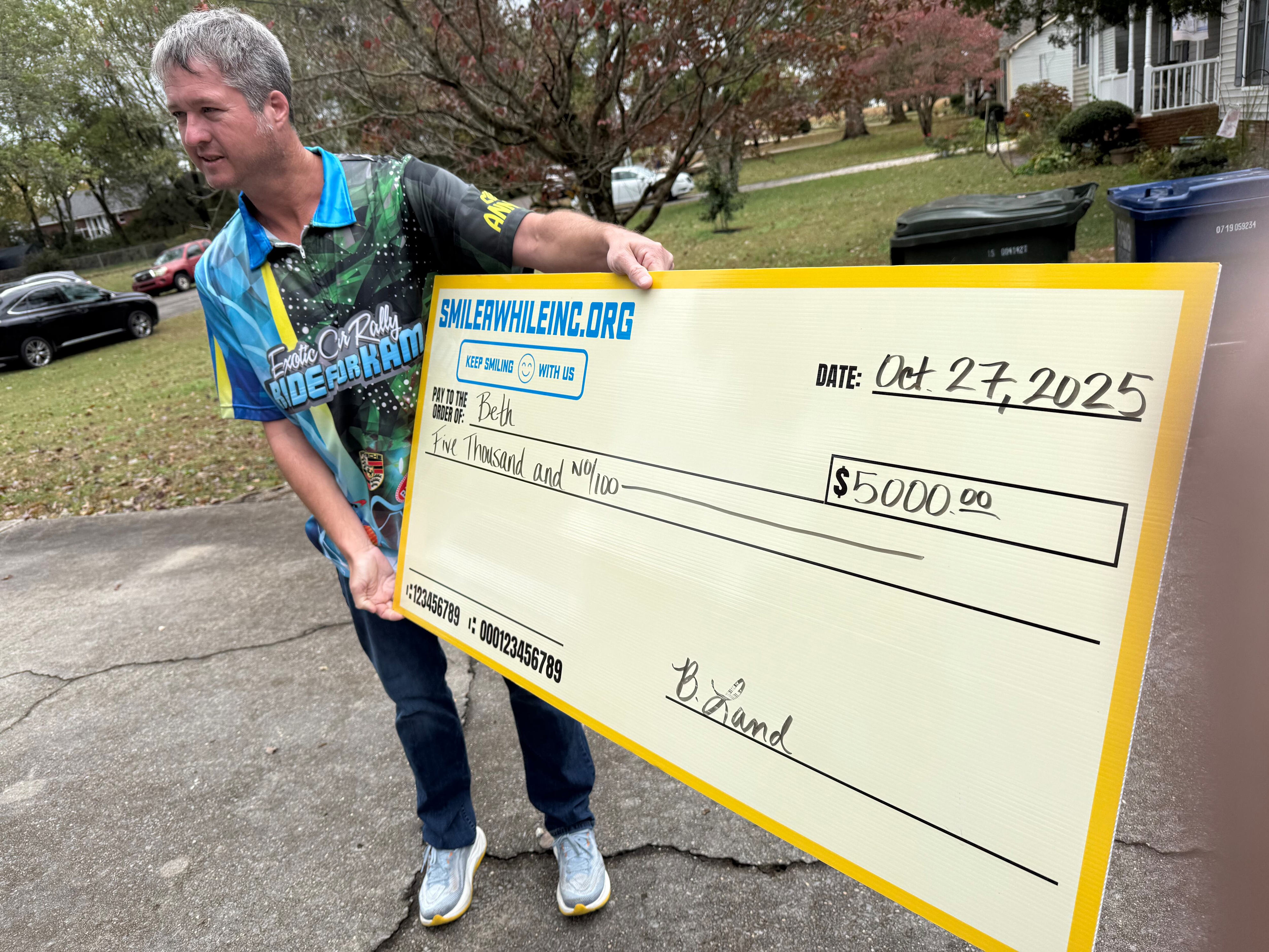 Fast cars, big hearts: $5,000 gift brightens life of Hazel Green breast ...