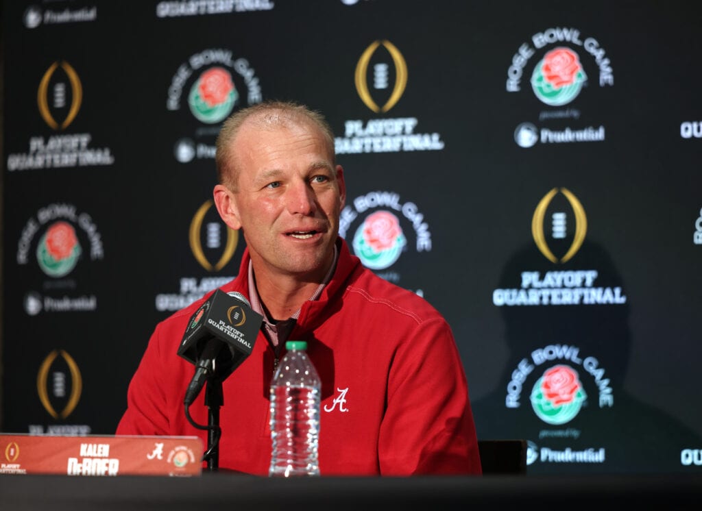 Photos: Alabama takes part in Rose Bowl media day, first practice in ...