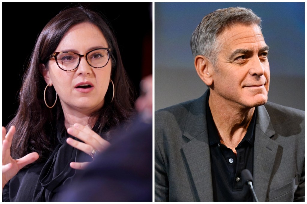 Bari Weiss invites George Clooney to visit broadcast center after he ...