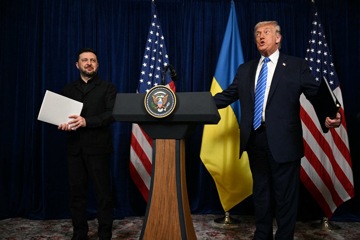 Ukraine live: Trump claims Zelensky, not Putin, holding up peace deal