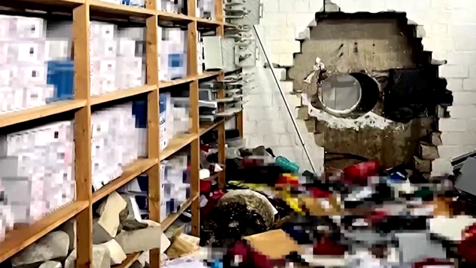 Thieves in Germany drill into bank vault, steal millions