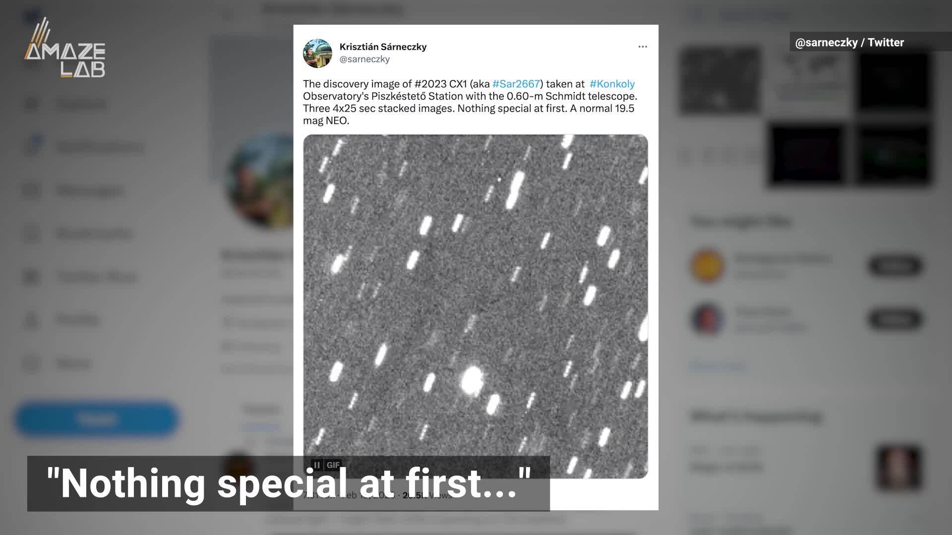 Scientists spot an incoming asteroid just hours before it hits — talk ...