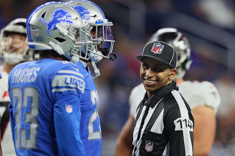 NFL referee's incredible day job emerges after sprinting to stop ugly brawl