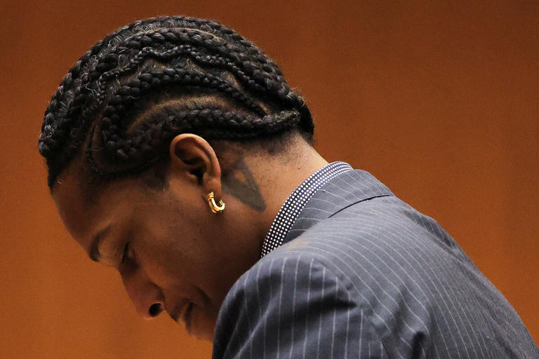 A$AP Rocky gets emotional as verdict handed down in felony assault trial