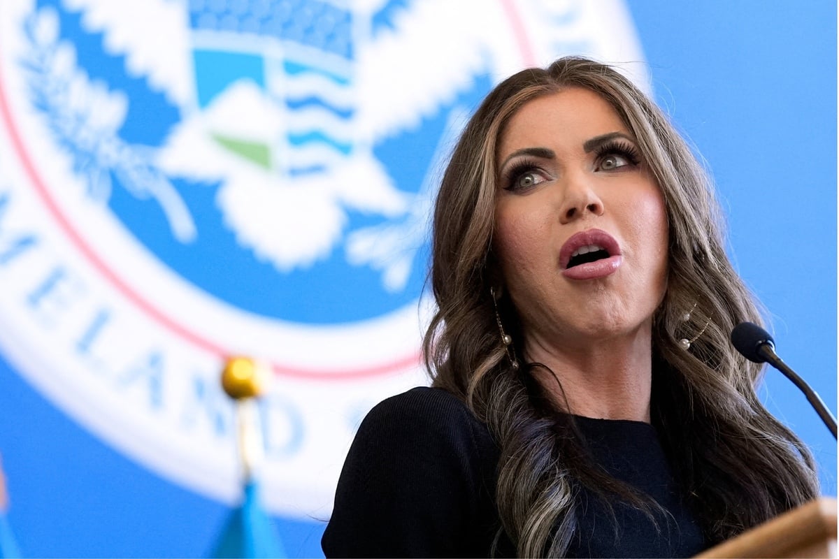 Kristi Noem vows to "hunt down" undocumented migrants in new DHS ad ...