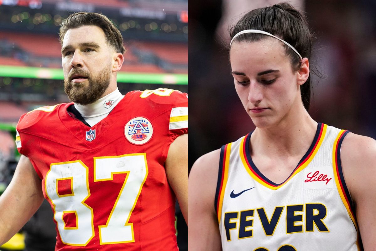 Caitlin Clark reacts to Travis Kelce, Jason Kelce's 'special' announcement
