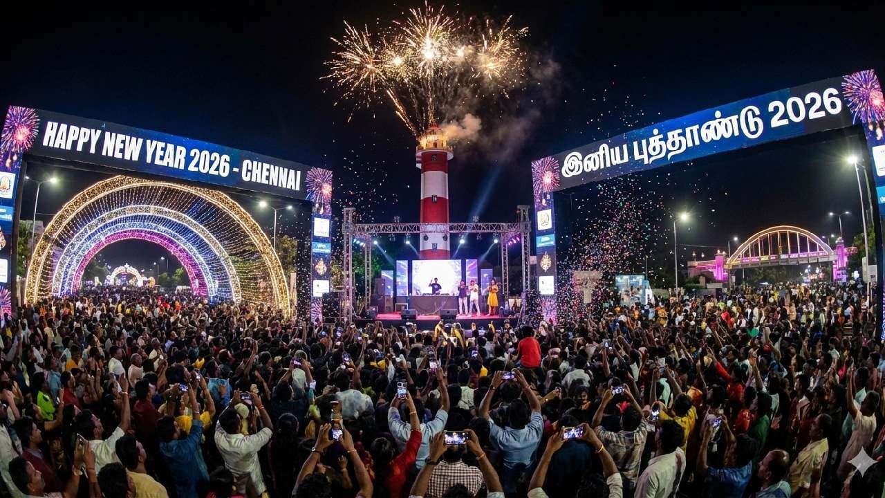 Happy New Year 2026: Chennai deploys 20,500 police, enforces strict ...