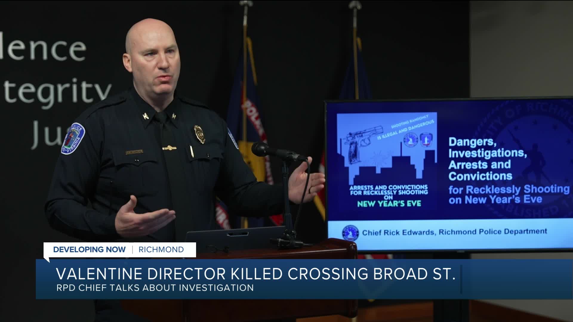 Richmond police chief addresses traffic safety after museum director killed