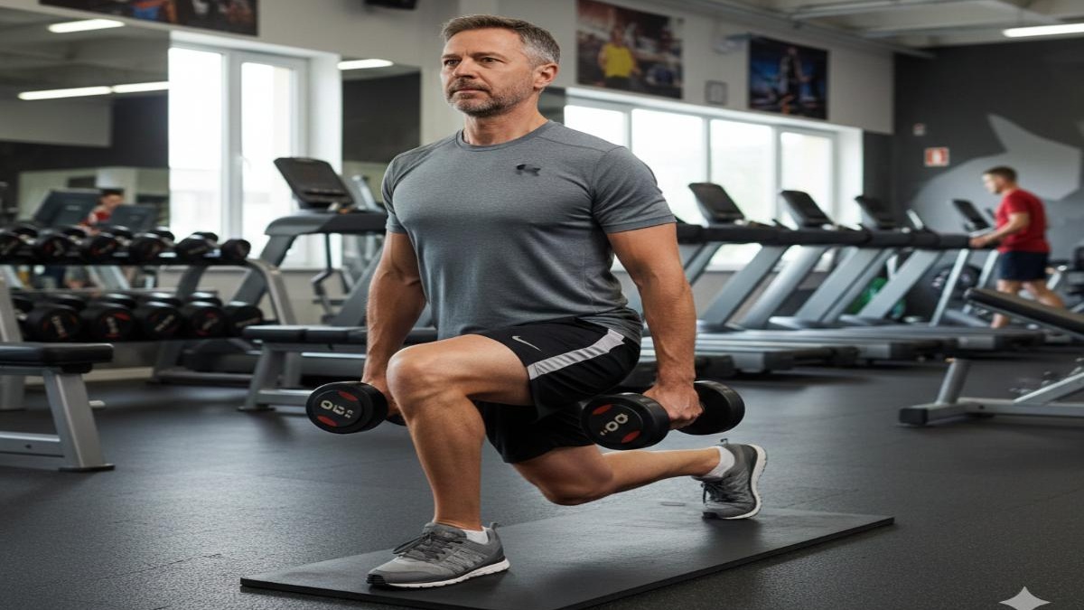 The split-stance squat that rebuilds strength and balance after 45