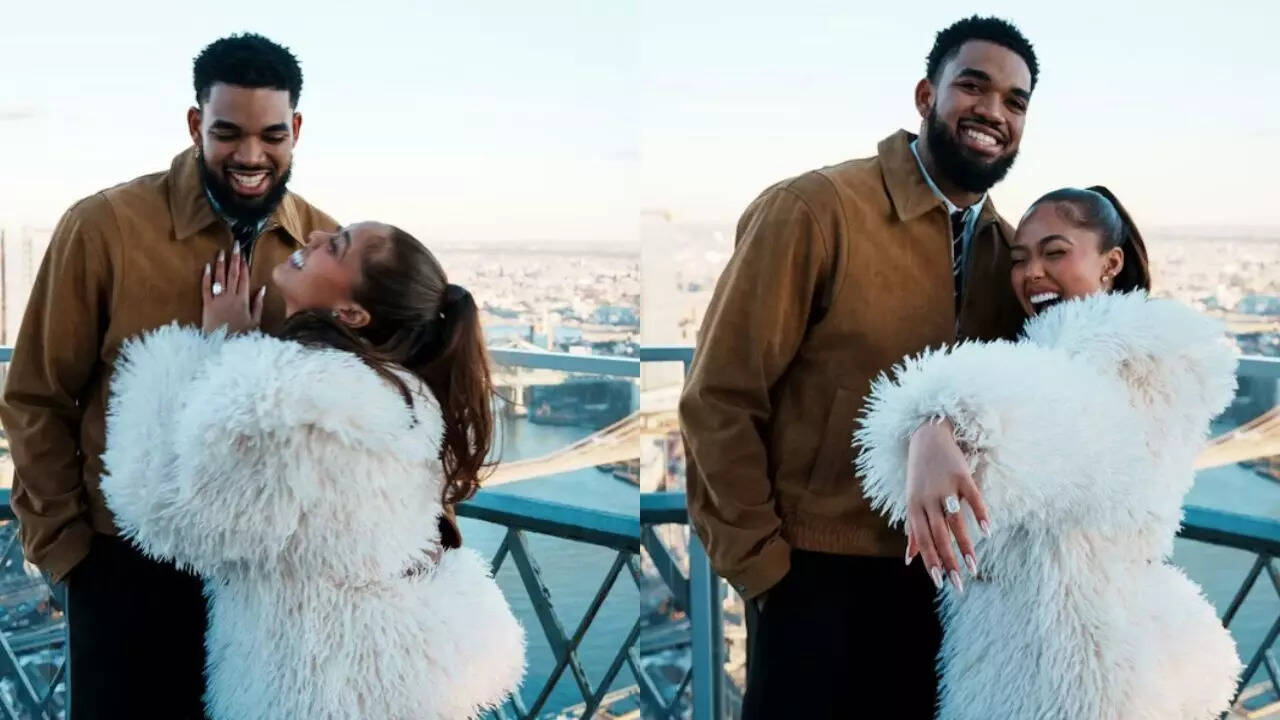 Karl-Anthony Towns’ fiancée Jordyn Woods can’t get over engagement day ...