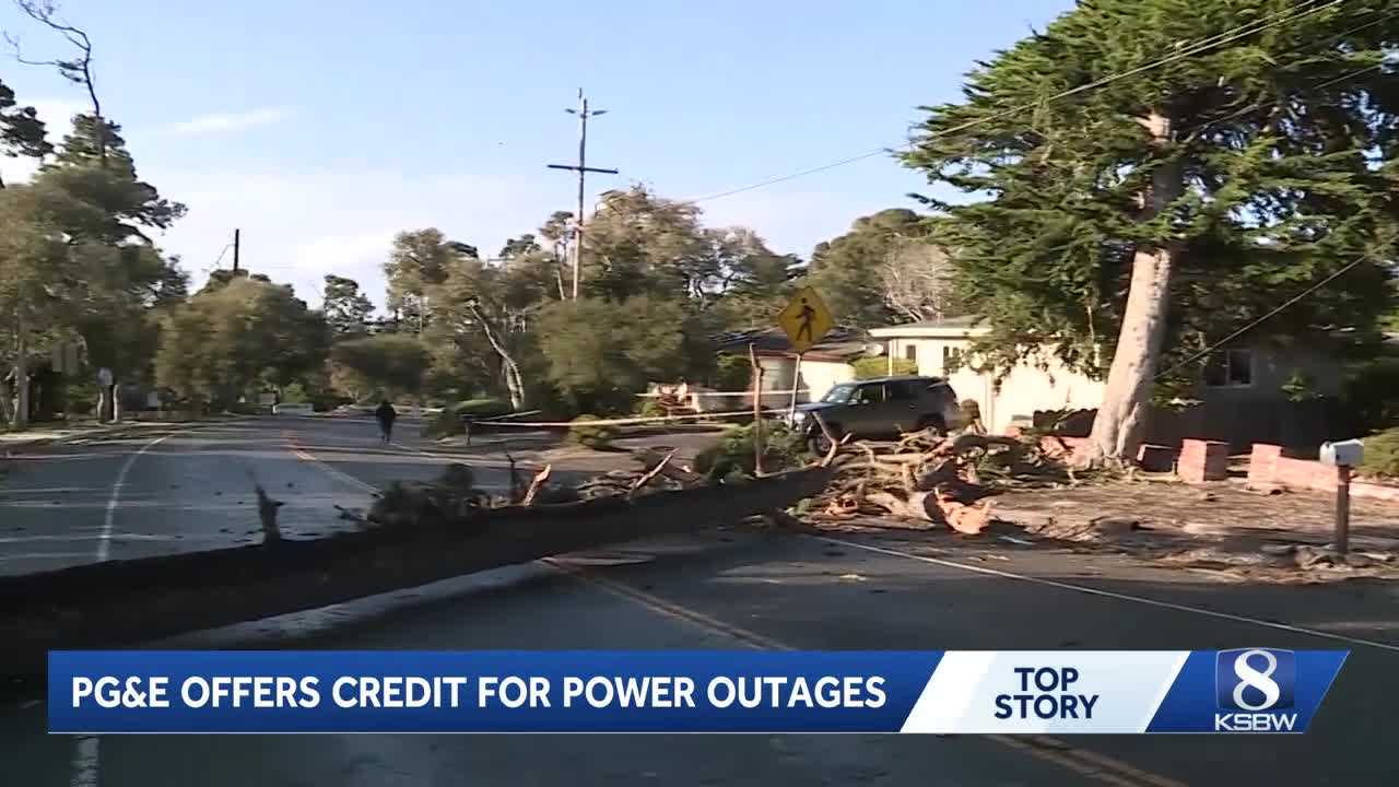 PG&E offers credit on next bill up to $100 for power outages