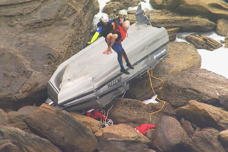 Man dead after boat flips off Sydney’s northern beaches, search under ...