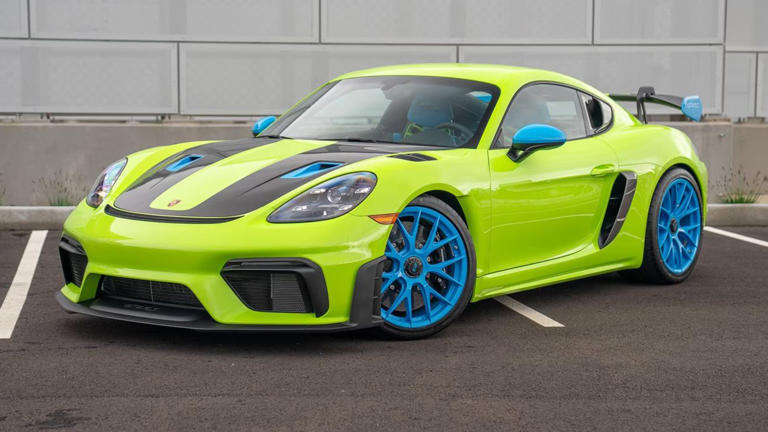 This Porsche looks like it was designed by a highlighter with ADHD