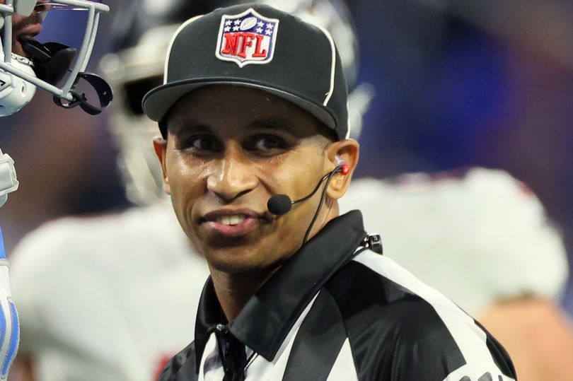 NFL referee's incredible day job emerges after sprinting to stop ugly brawl