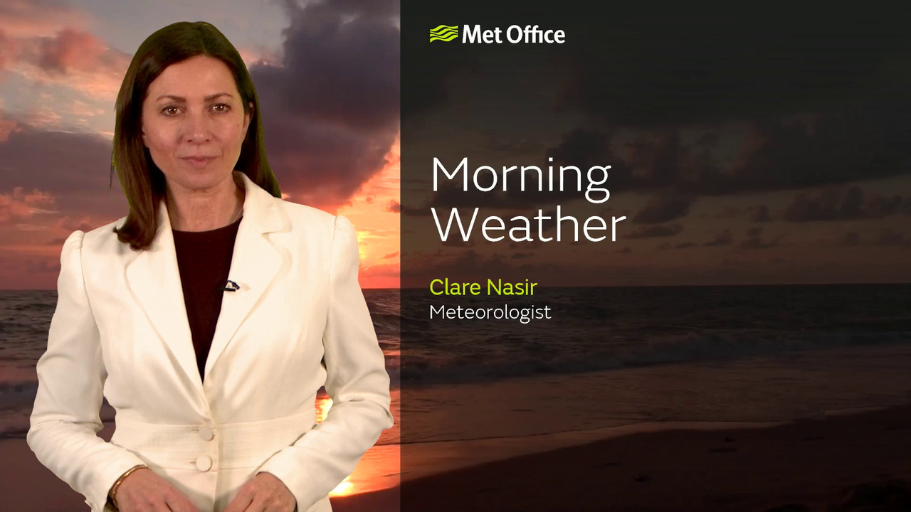 Met Office Wednesday morning weather forecast 31/12/2025