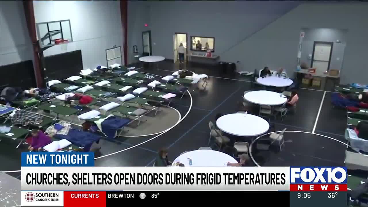 Theodore Church of God provides emergency shelter for dozens