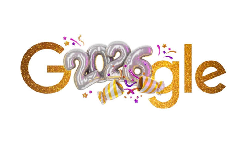 Google Doodle rings in New Year's Eve 2025 with festive countdown to 2026