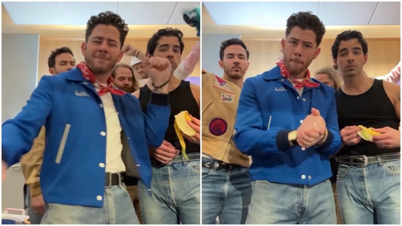 Once again Nick Jonas turns DJ, vibes to Priyanka's Mujhse Shaadi ...