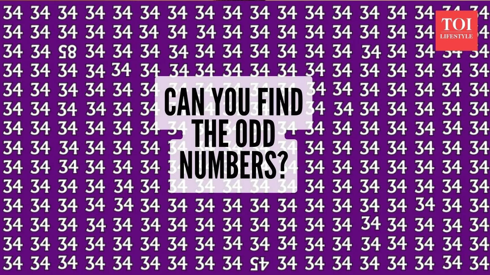 Optical illusion: Only those who have eagle-sharp eyes can spot the odd ...