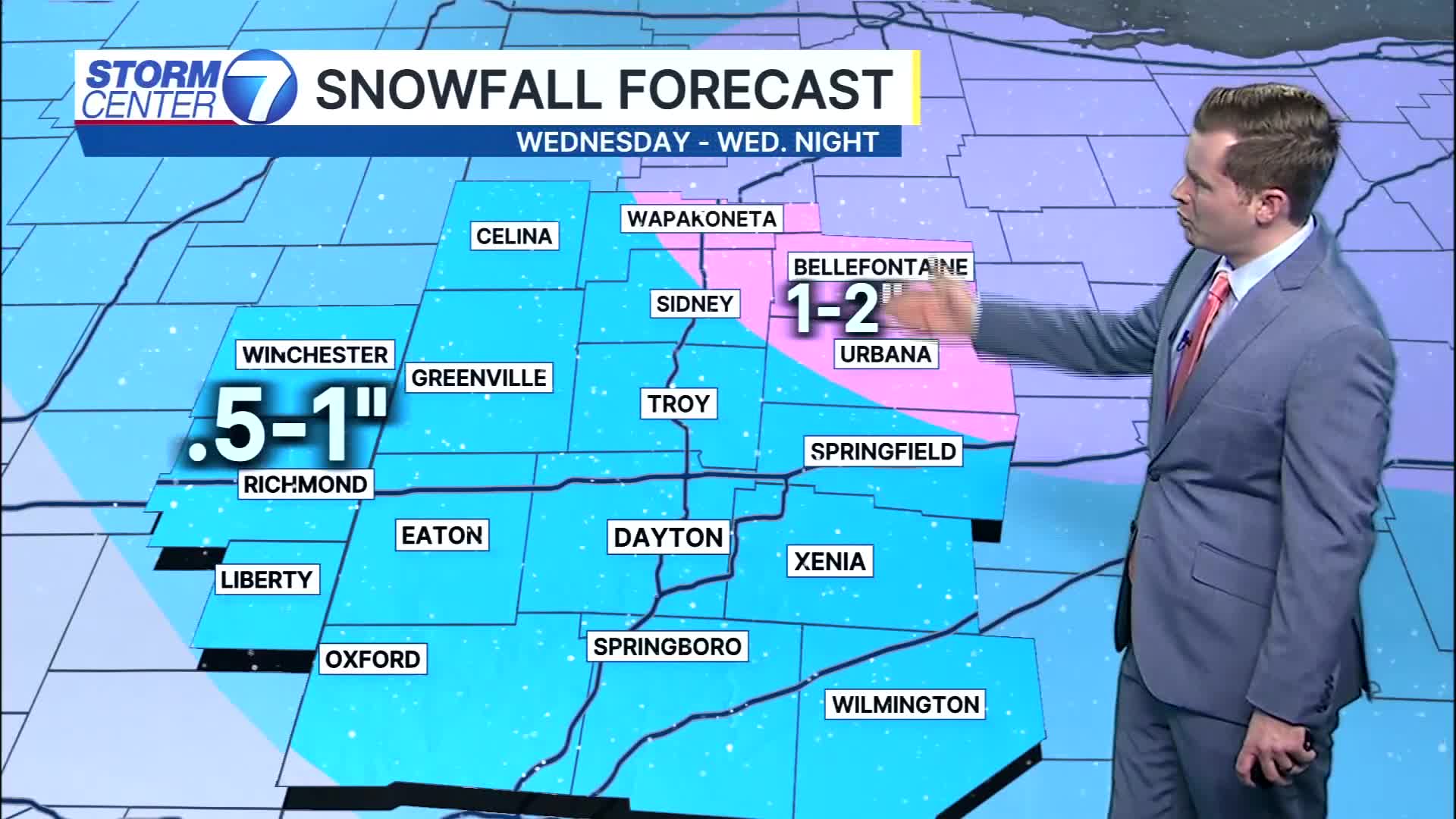 Tuesday evening forecast