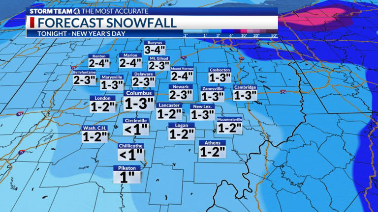 Few chances for snow tonight, even more tomorrow