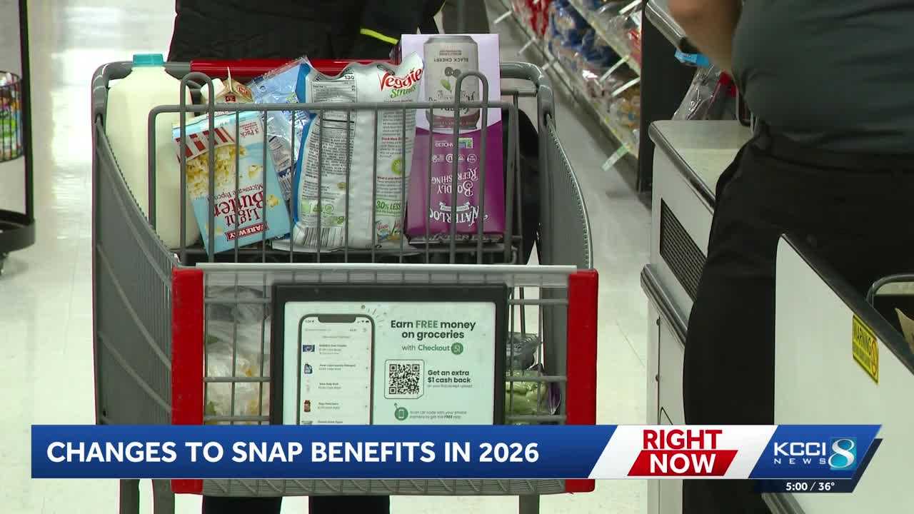 SNAP food restrictions take effect Jan. 1 across Iowa