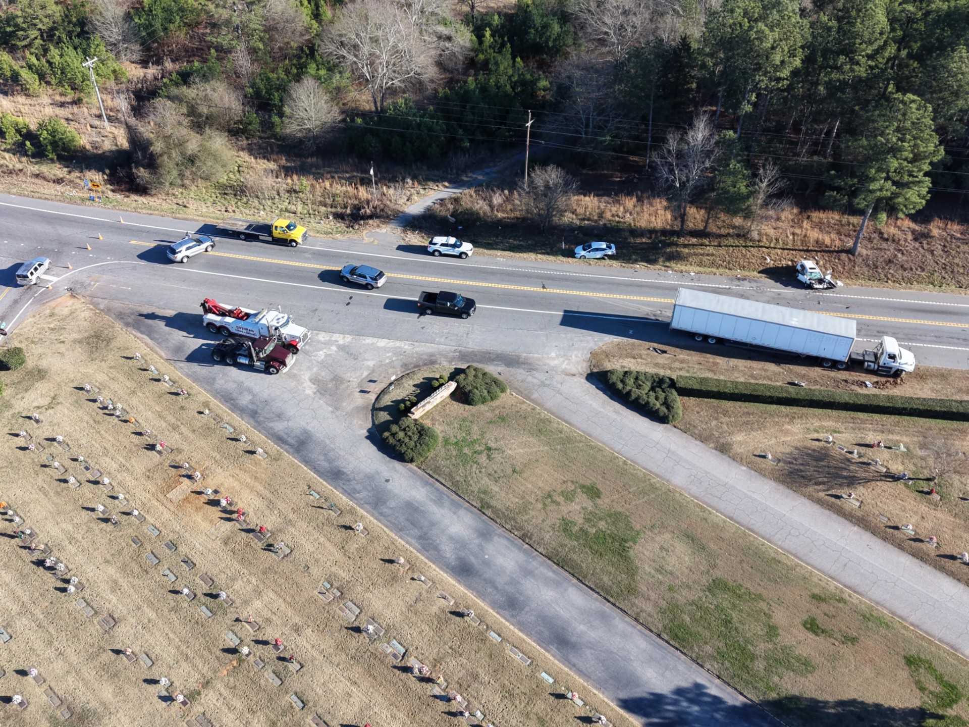 Man returning home from funeral dies in Upstate crash, coroner says