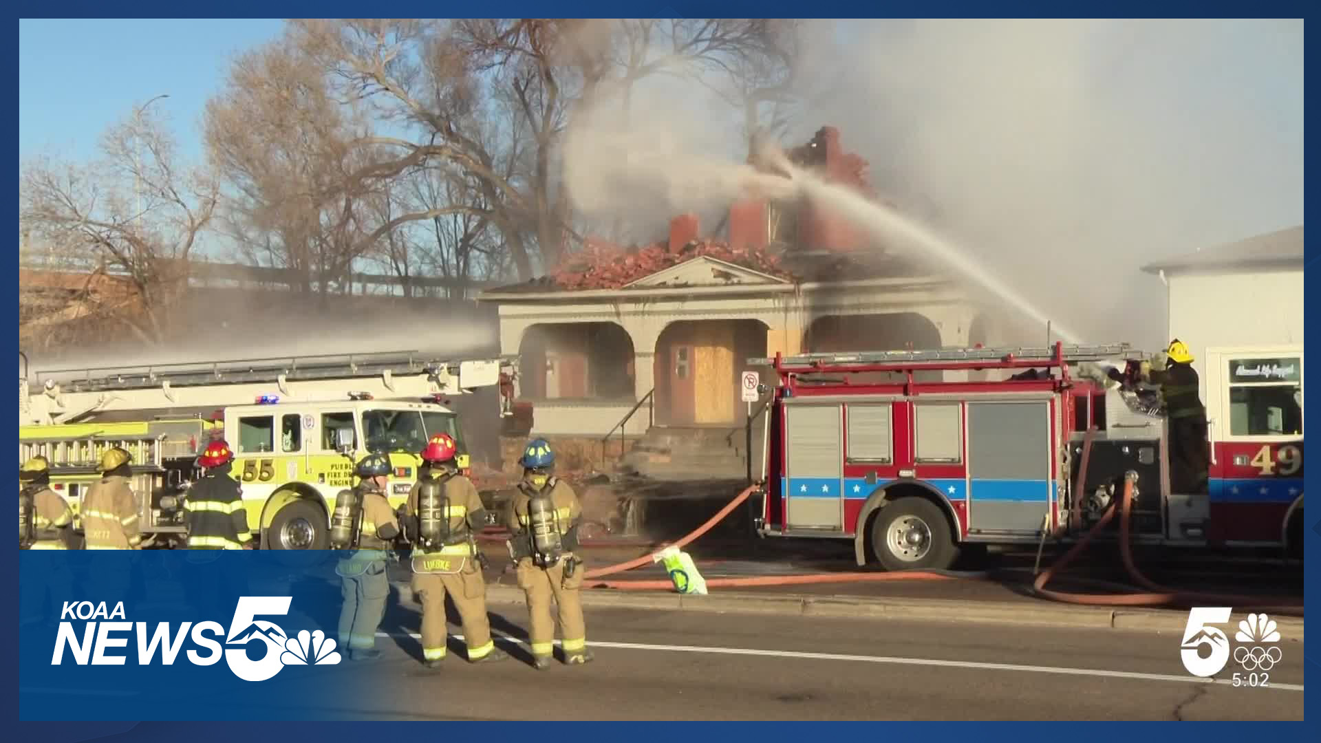 Abandoned building fire near downtown Pueblo raises questions about ...