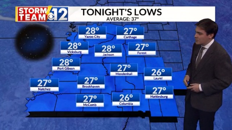 6:00 PM Tuesday weather update