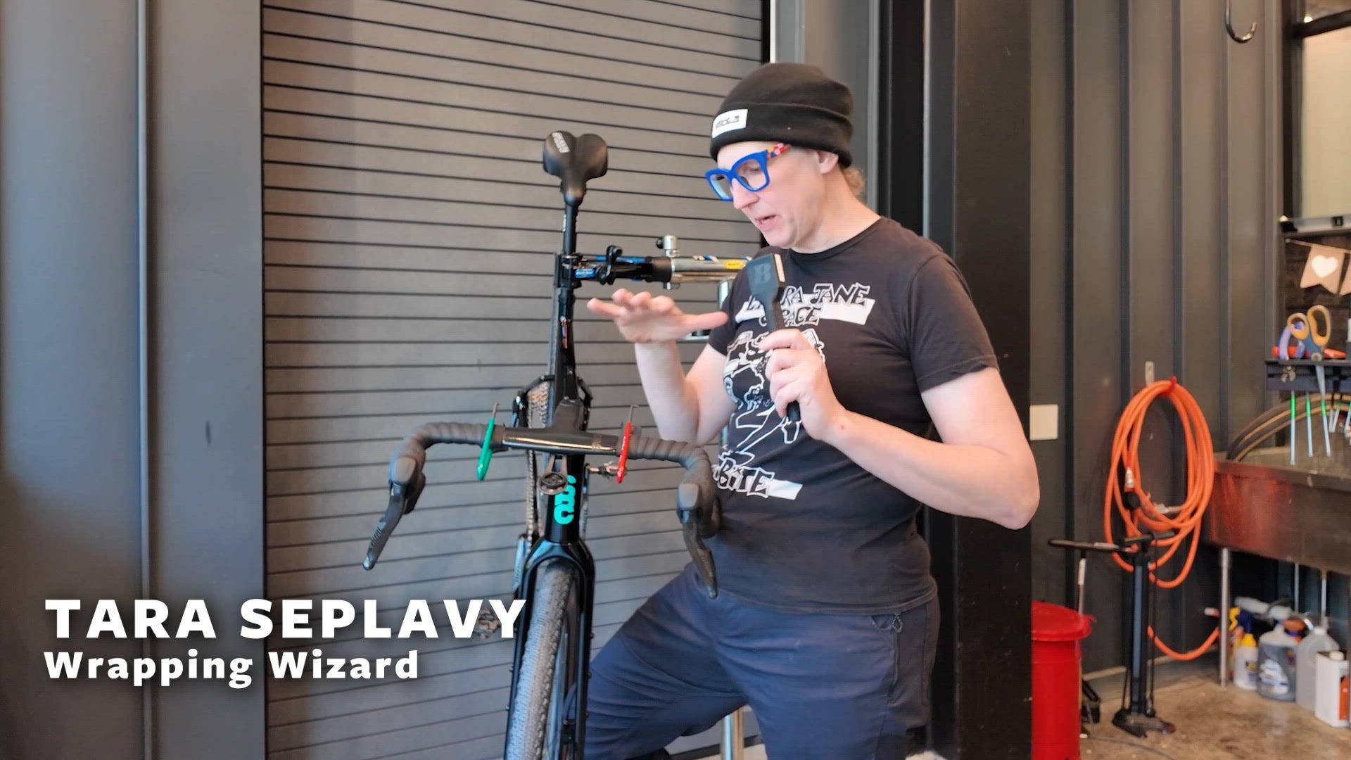 Tara on bar wrapping | Bicycling