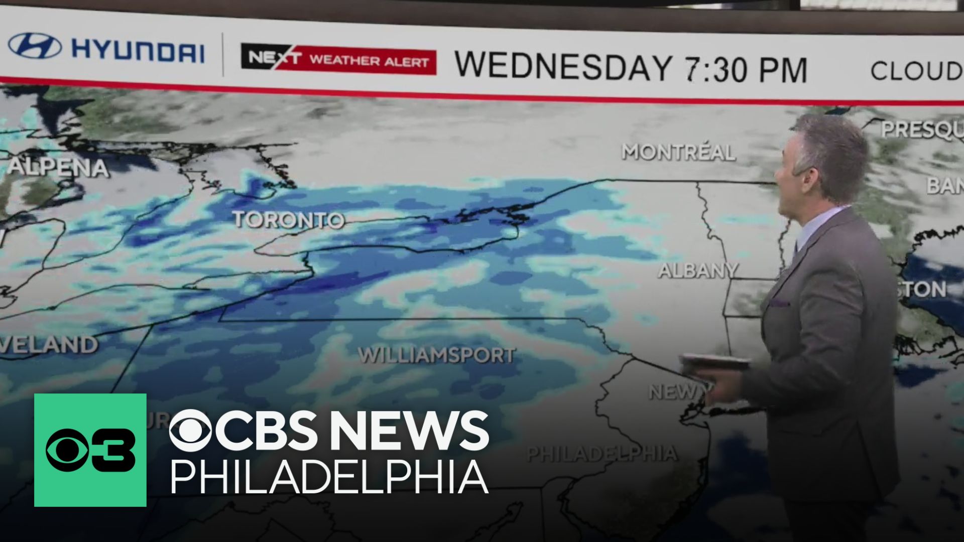 Partly cloudy, breezy Tuesday night in Philadelphia region