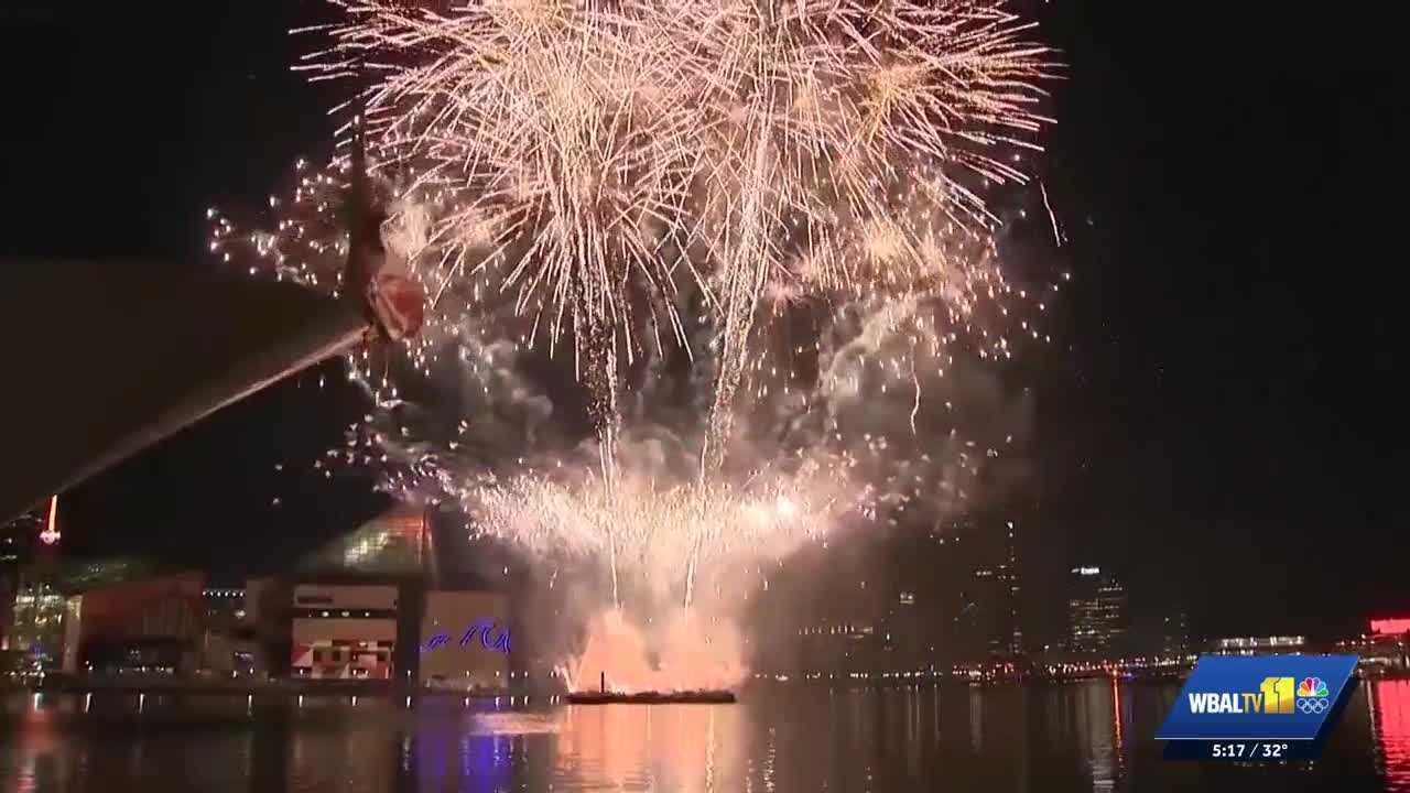 Officials expecting thousands to attend NYE fireworks show at Inner Harbor